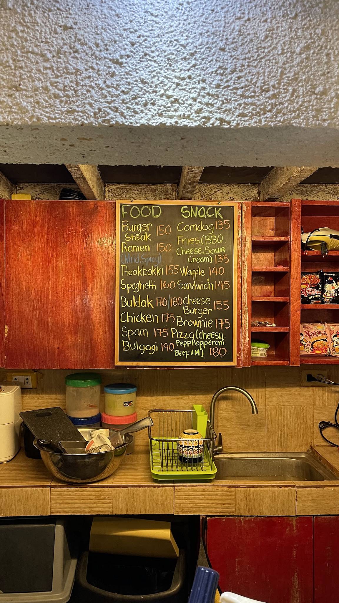 Menu at Cafe Talk, Cebu City, Gaisano Country Mall