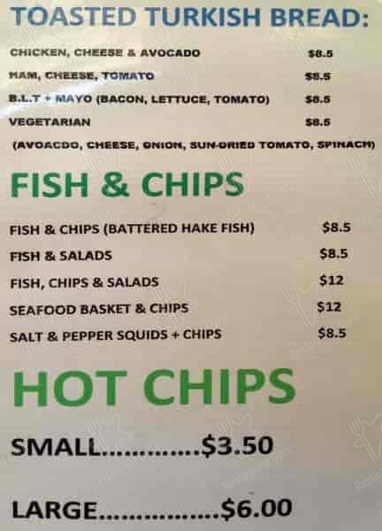 Menu at Tomato Lake Cafe, Kewdale