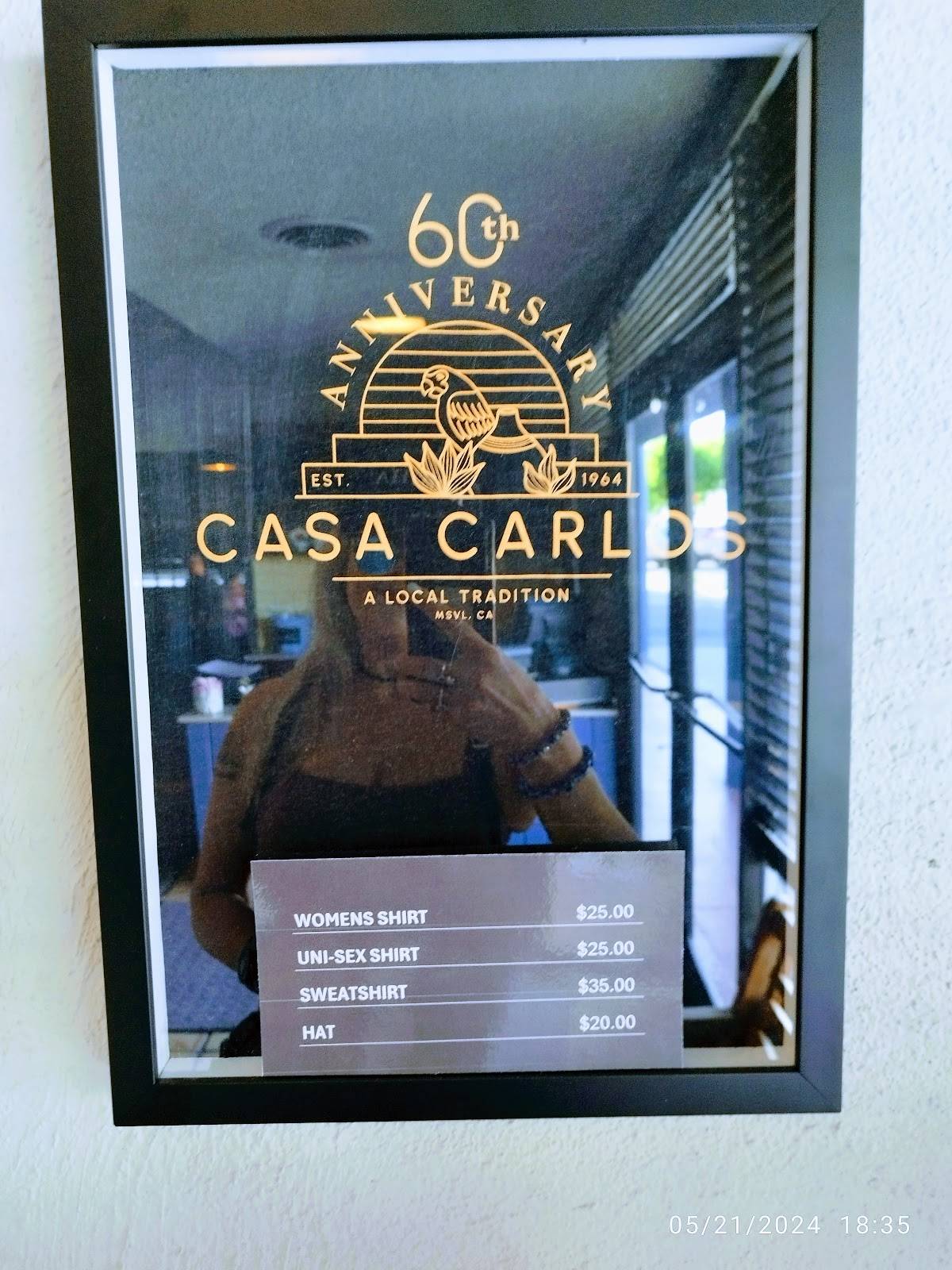 Menu at Casa Carlos Restaurant & Cantina, Marysville