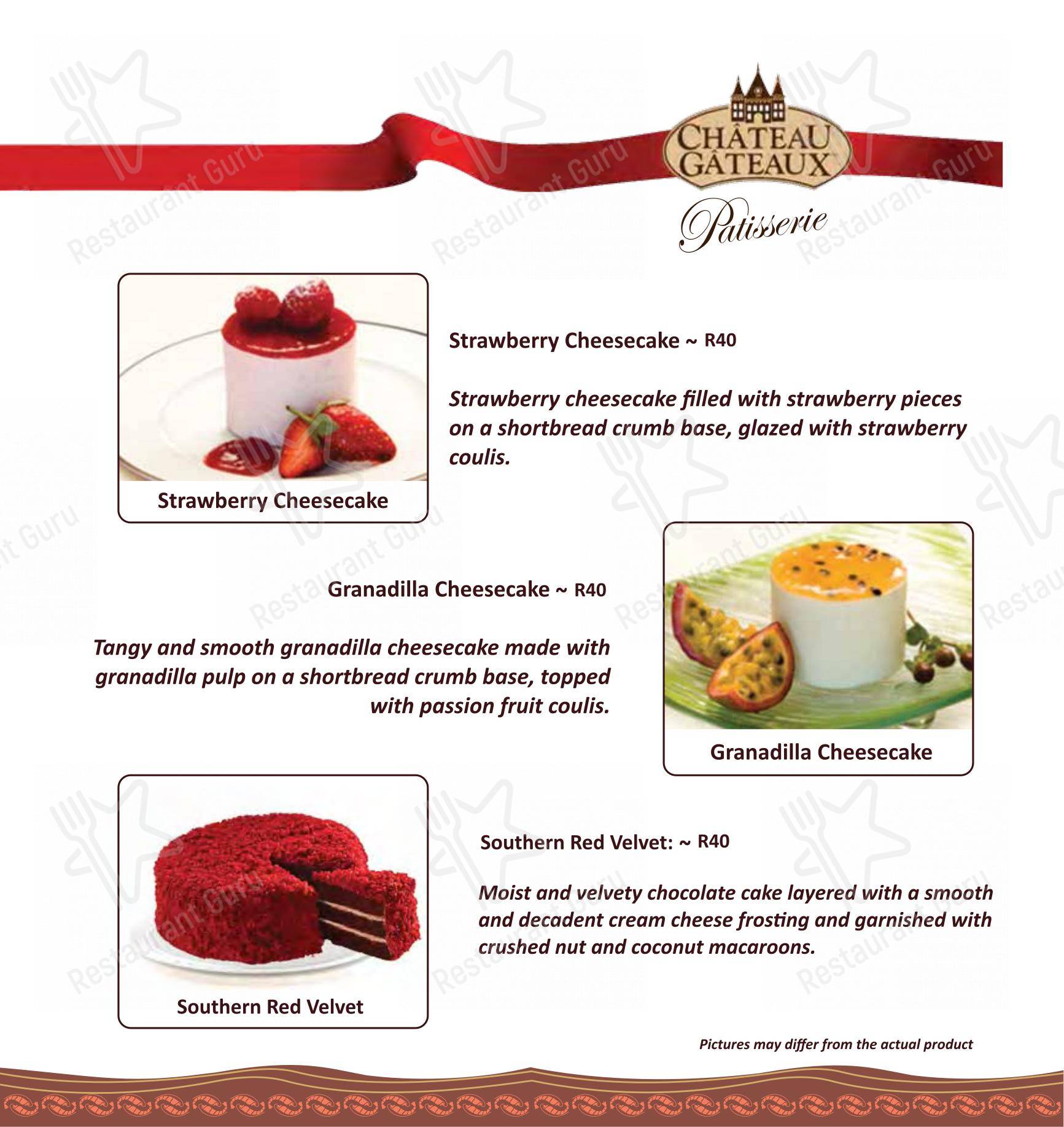 Menu at Casablanca restaurant, Durban, 411 Windermere Road