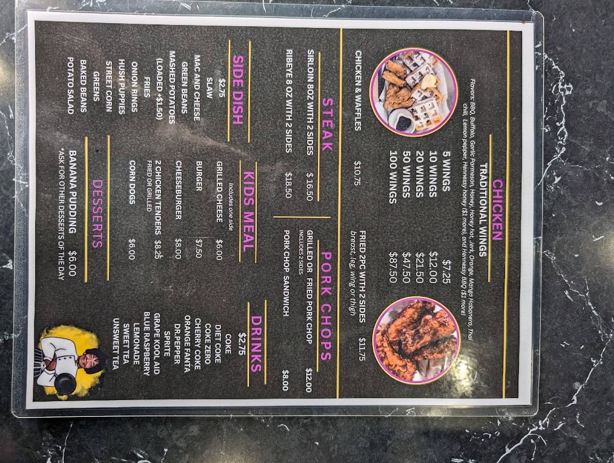 Menu at Cecilia's Bar and Grill, Bardstown