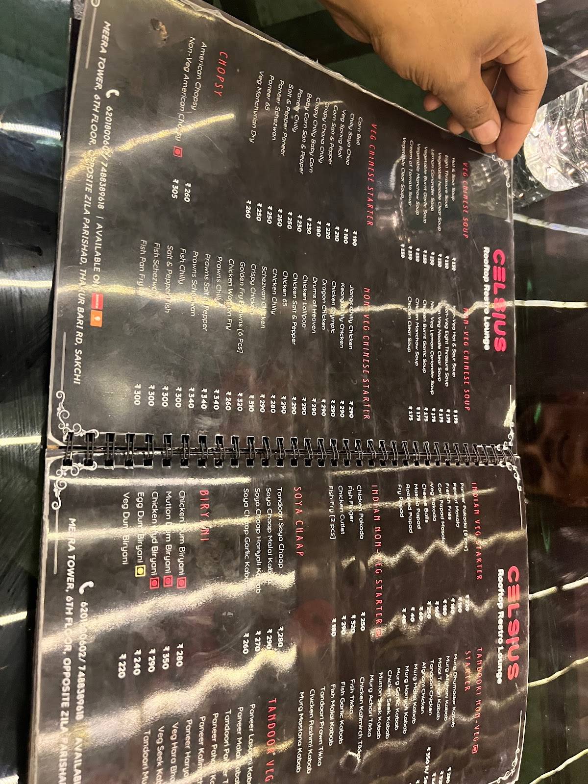 Menu at Celsius - Rooftop Restro & Lounge, Jamshedpur