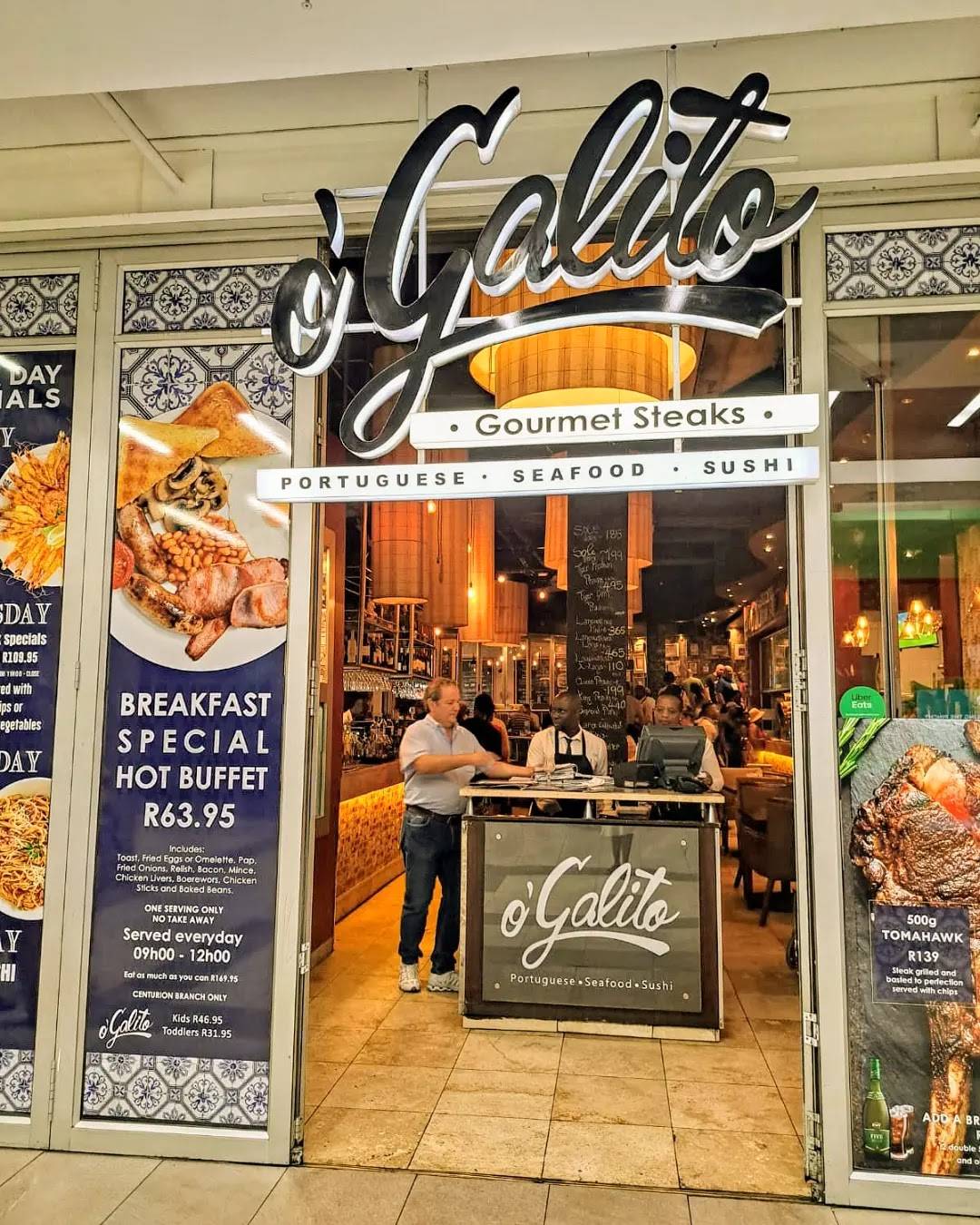 Menu at O'Galito - Centurion Mall restaurant, Centurion, Heuwel Rd