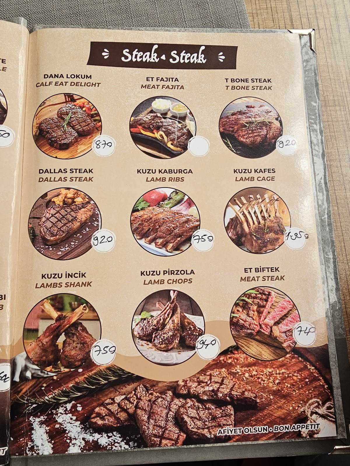 Carta de Chef Ramo Restaurant & Café, Estambul, Hoca Paşa Mahallesi