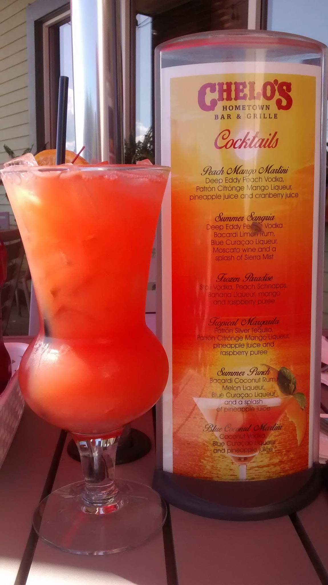 Menu at Chelo's Hometown Bar & Grille, Smithfield, 445 Putnam Pike