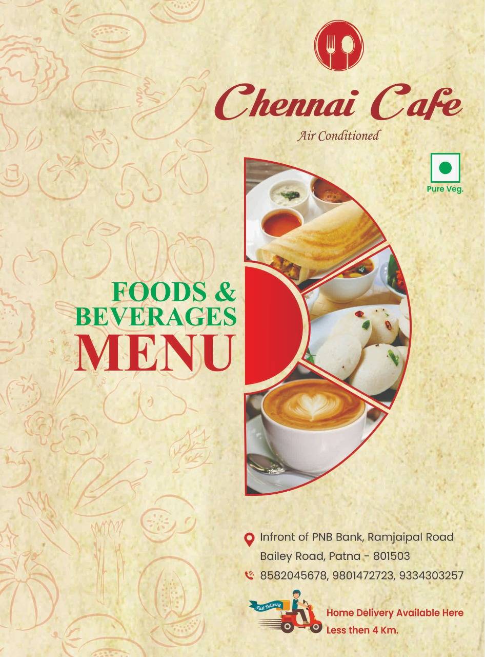Menu at Chennai Cafe, Patna
