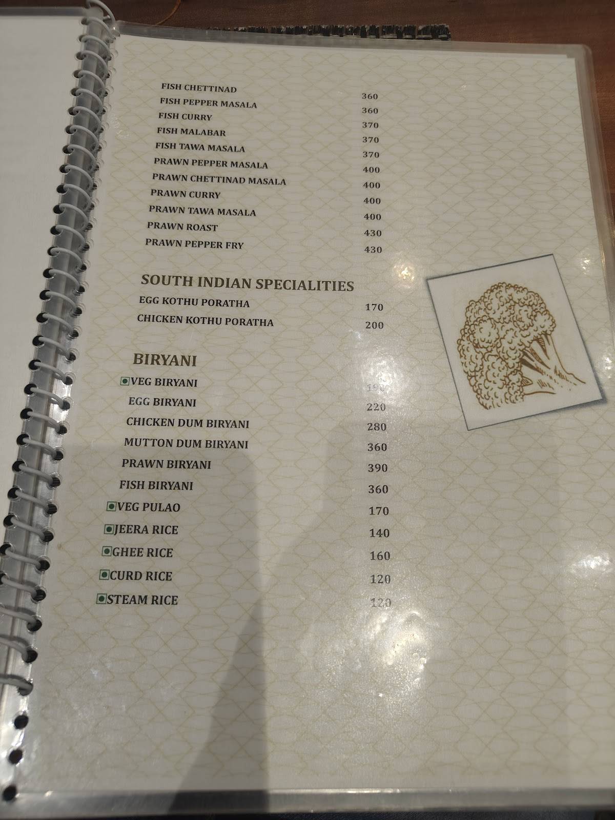 Menu at Faruuzi Restaurant Kovilambakkam, Chennai