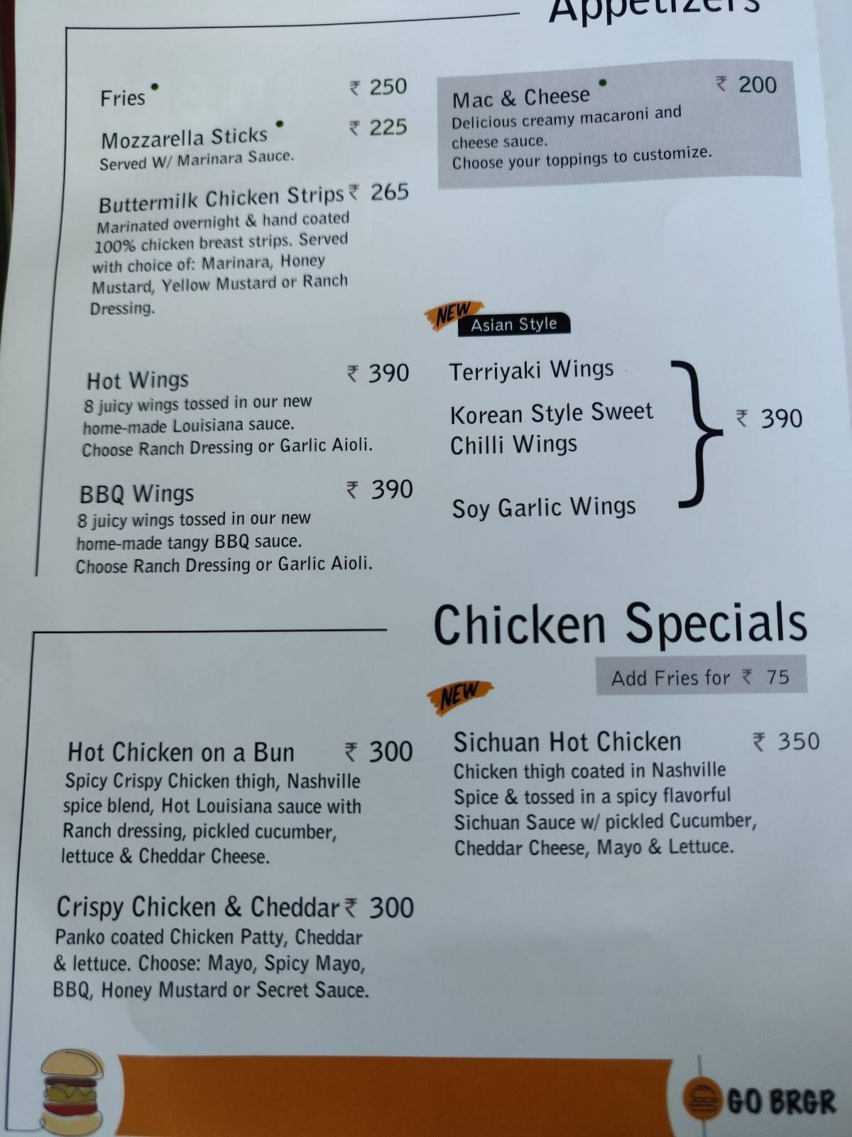 Menu at Tryst Cafe, Chennai, 359