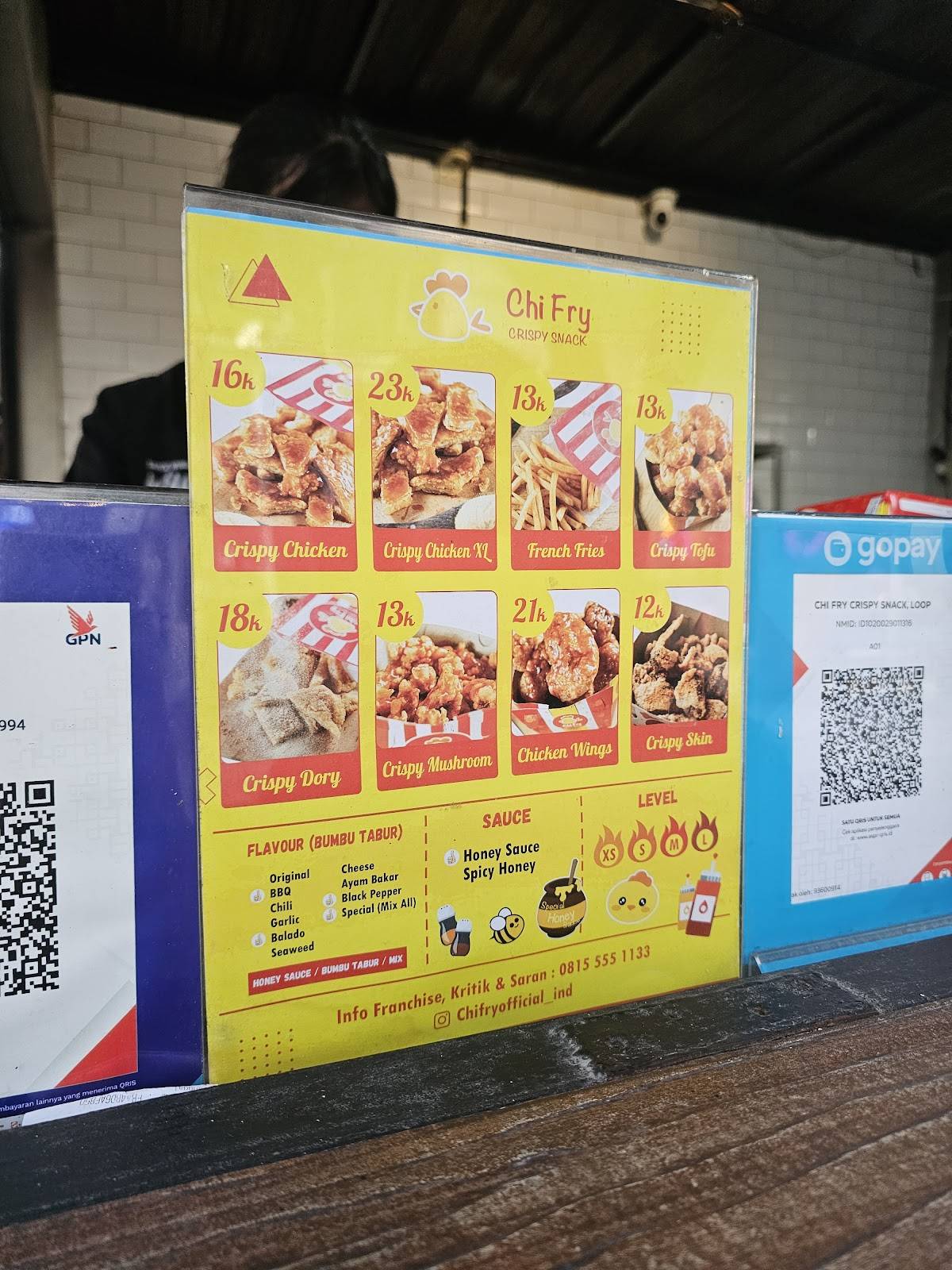 Carta del restaurante Chi Fry Graha Famili, Surabaya, Loop