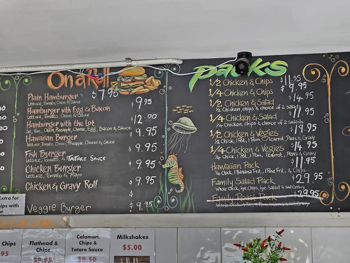 Menu at Chicken Chef fast food, Southport, /153 Scarborough St