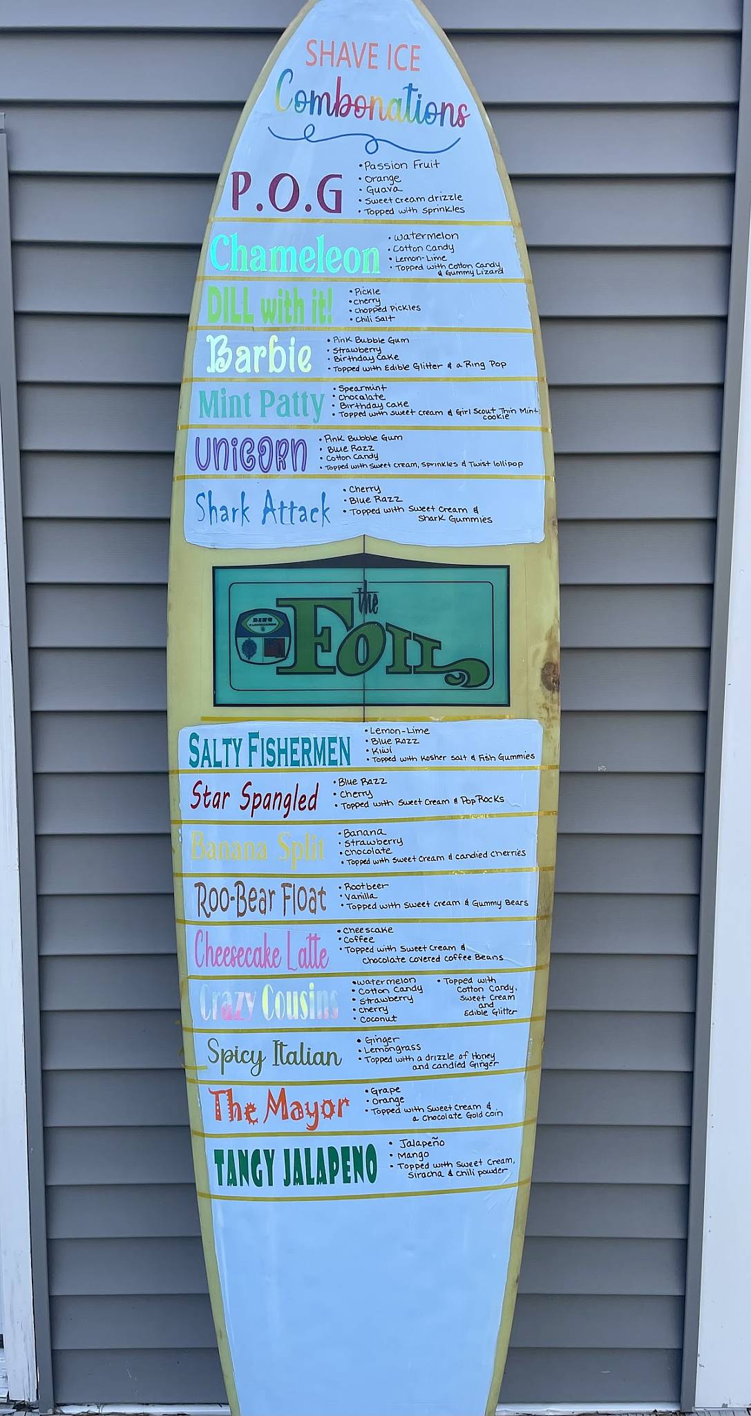 Menu at Chillers desserts, Chatham