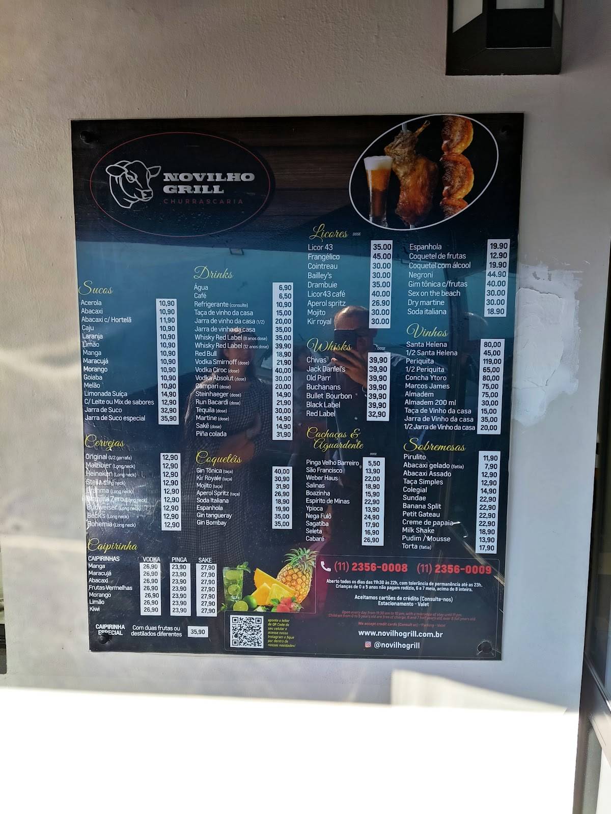 Menu em Churrascaria Novilho Grill - Rodízios de Carne, São Bernardo do ...