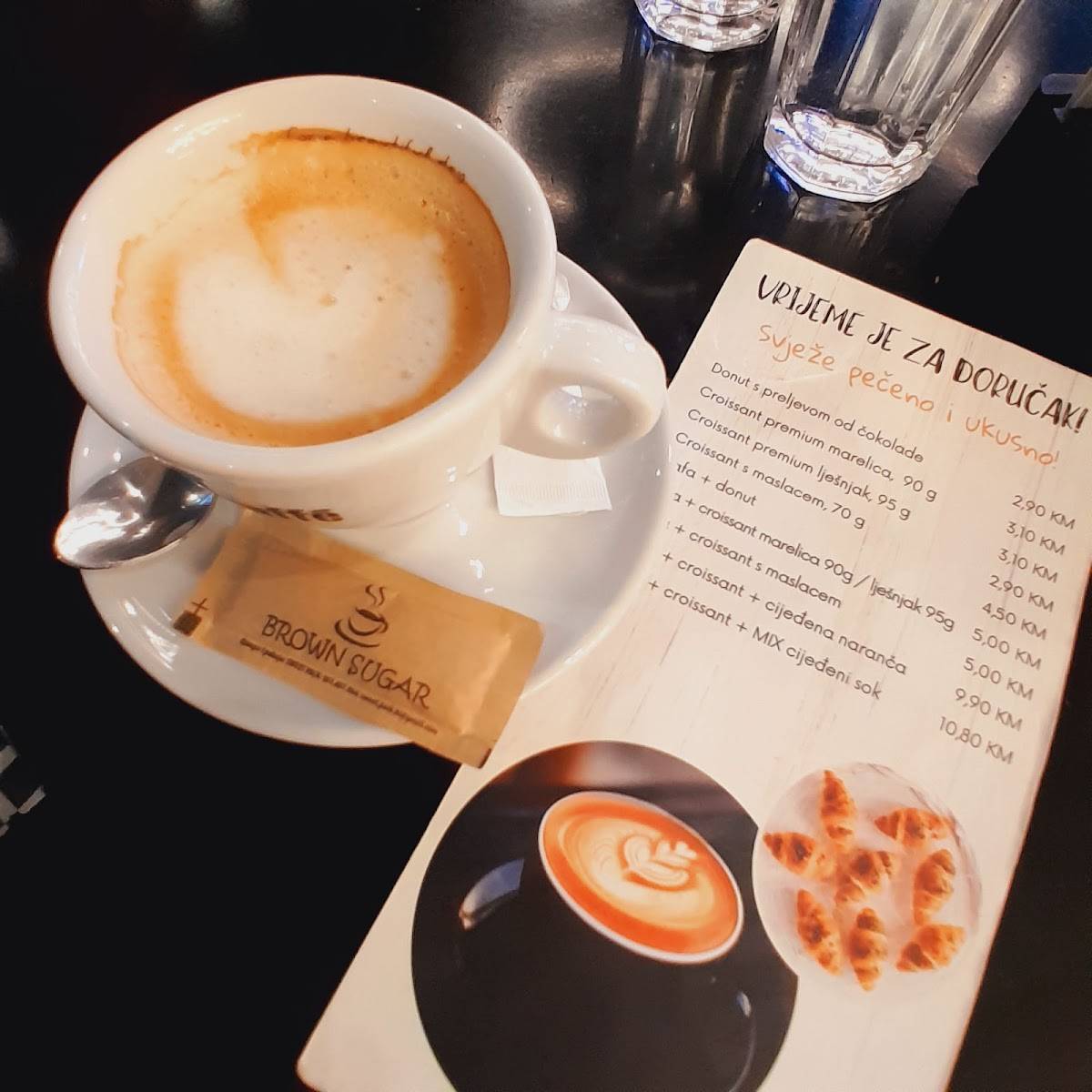 Menu au Cinema Bar, Sarajevo