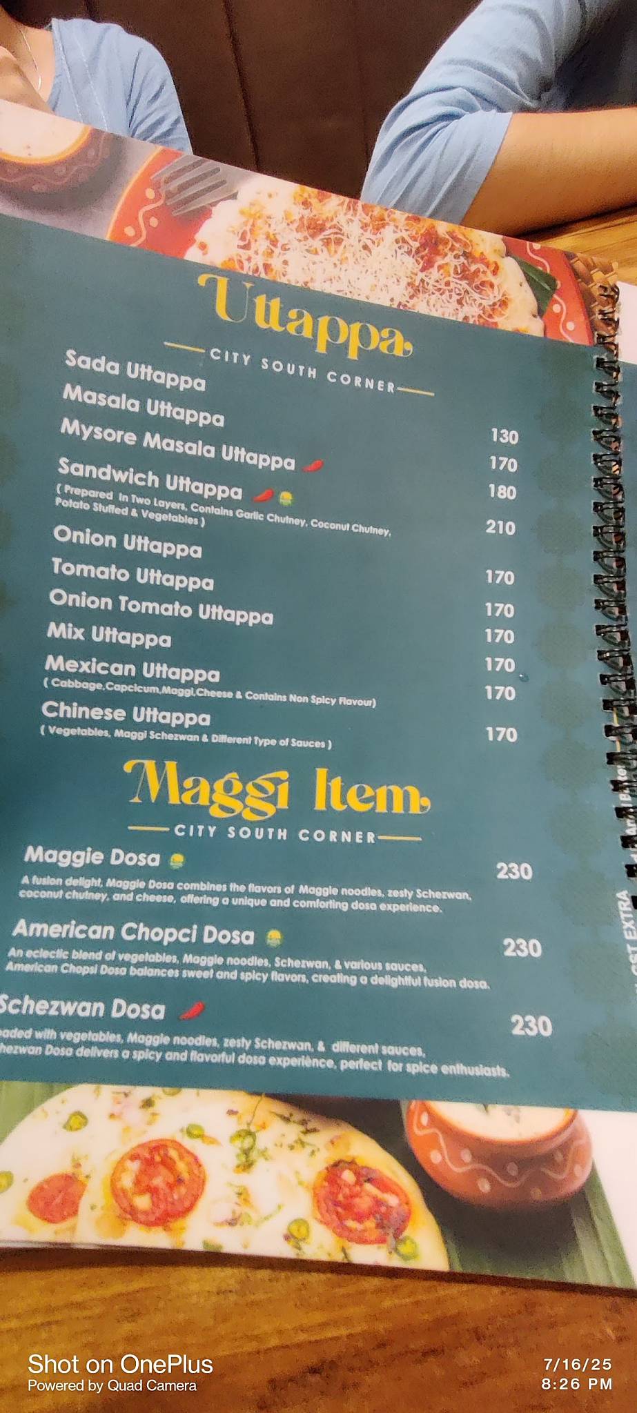Menu at City South Corner - Best Restaurants, South Food Restaurant ...