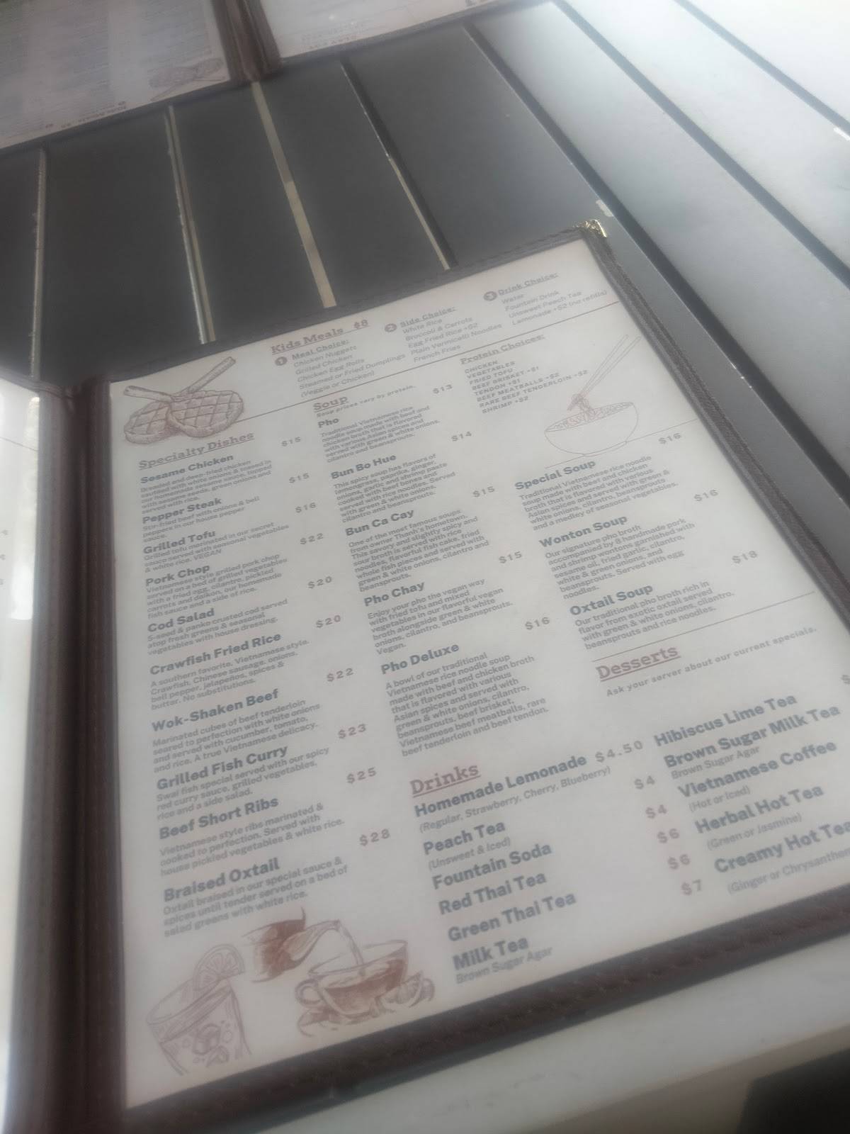 Menu at Clay Pot Restaurant, Waco, 416 Franklin Ave