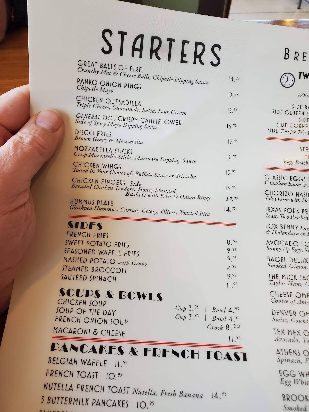 Menu at Tick Tock Diner pub & bar, Clifton