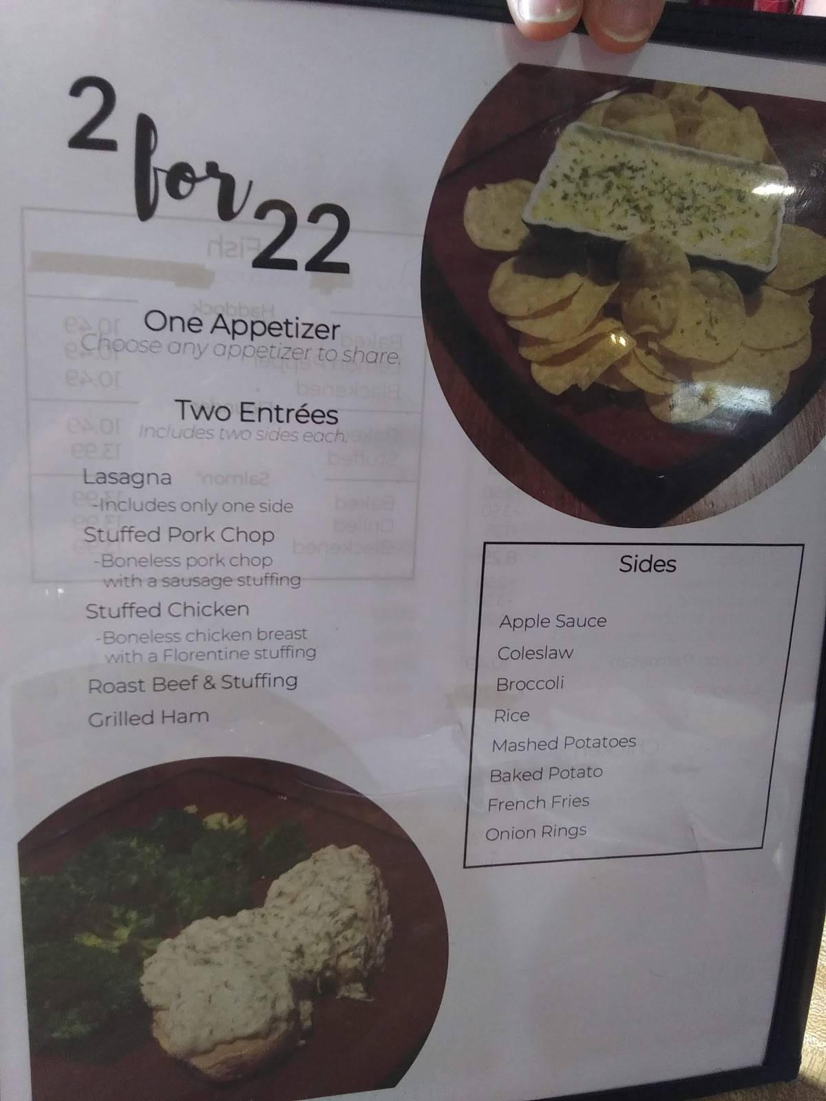 Menu at Coal Miner's Diner restaurant, Jennerstown