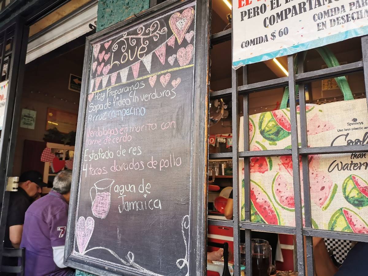 Menu at Cocina Maggi restaurant, Mexico, Gutiérrez Nájera 82