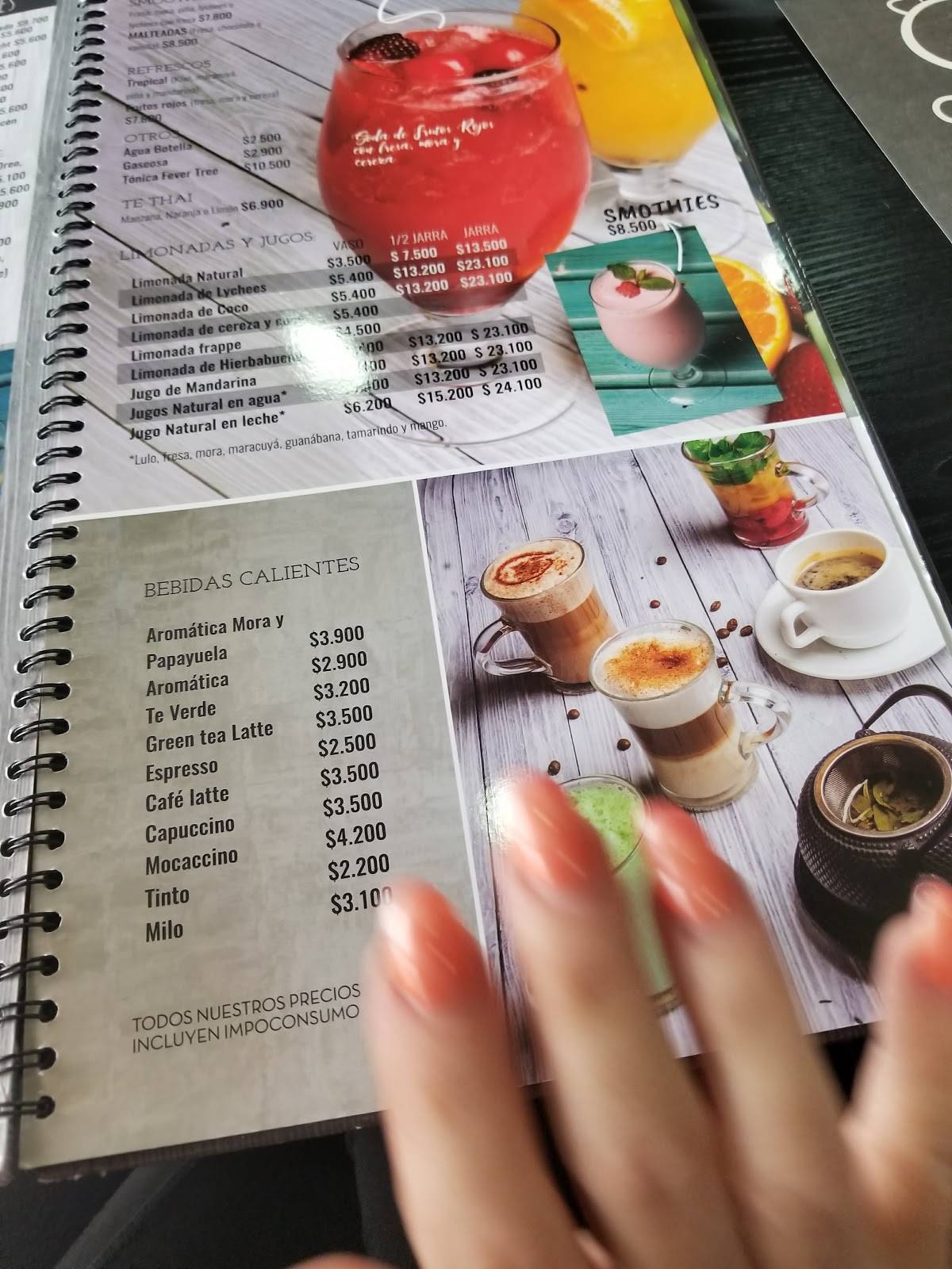 Carta del restaurante Coctel del Mar, Bogotá, Local 43 Entrada A La