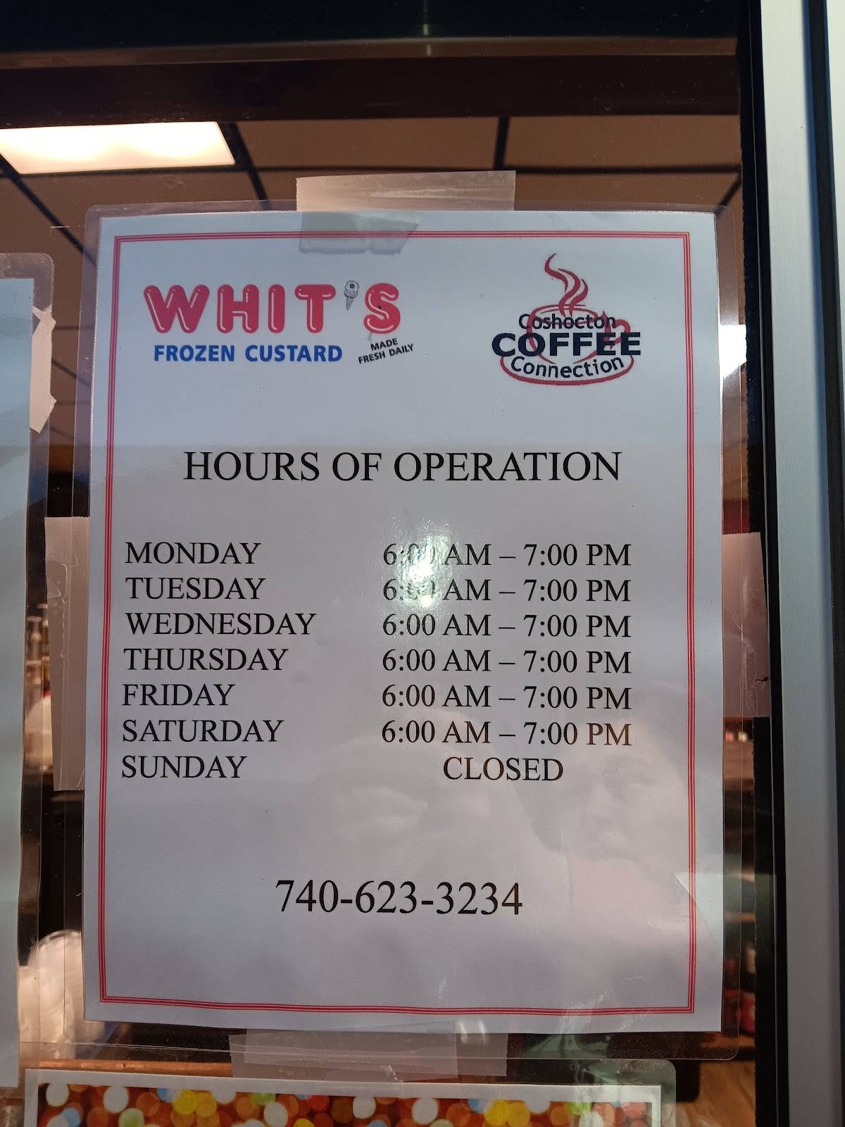 Menu at Coshocton Coffee Connection restaurant, Coshocton