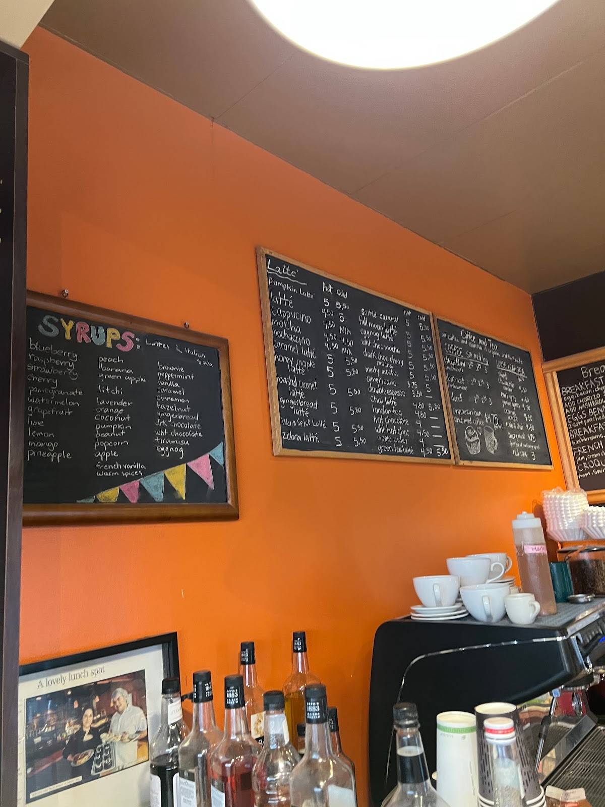 Menu at Cottage Bakery, Winnipeg, Pembina Hwy