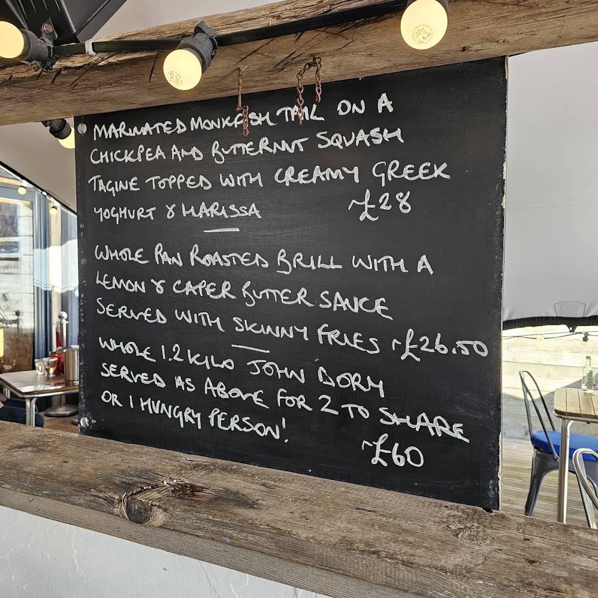 Menu at CrabShack restaurant, Worthing