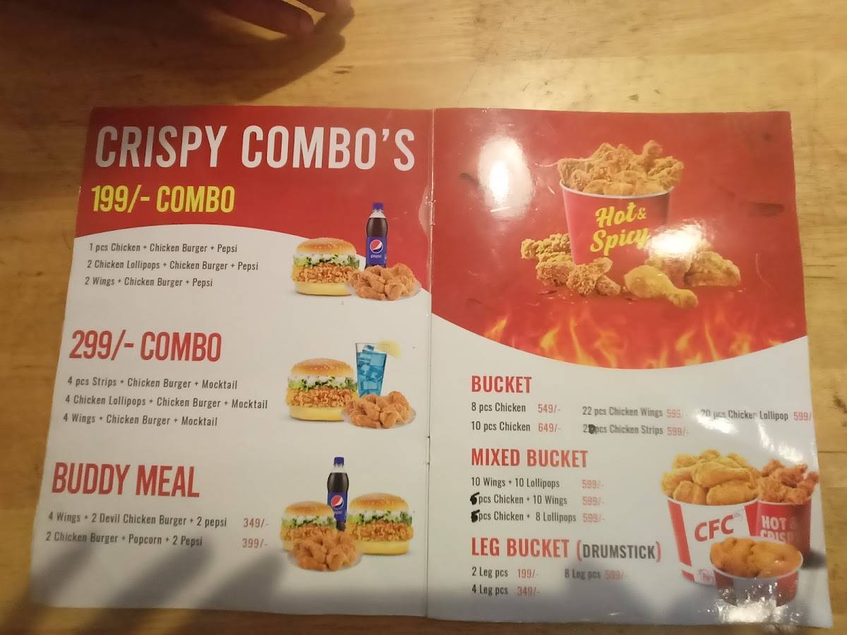 Menu at Crispy's CFC fried chicken&cafe Payakaraopeta, Payakaraopeta