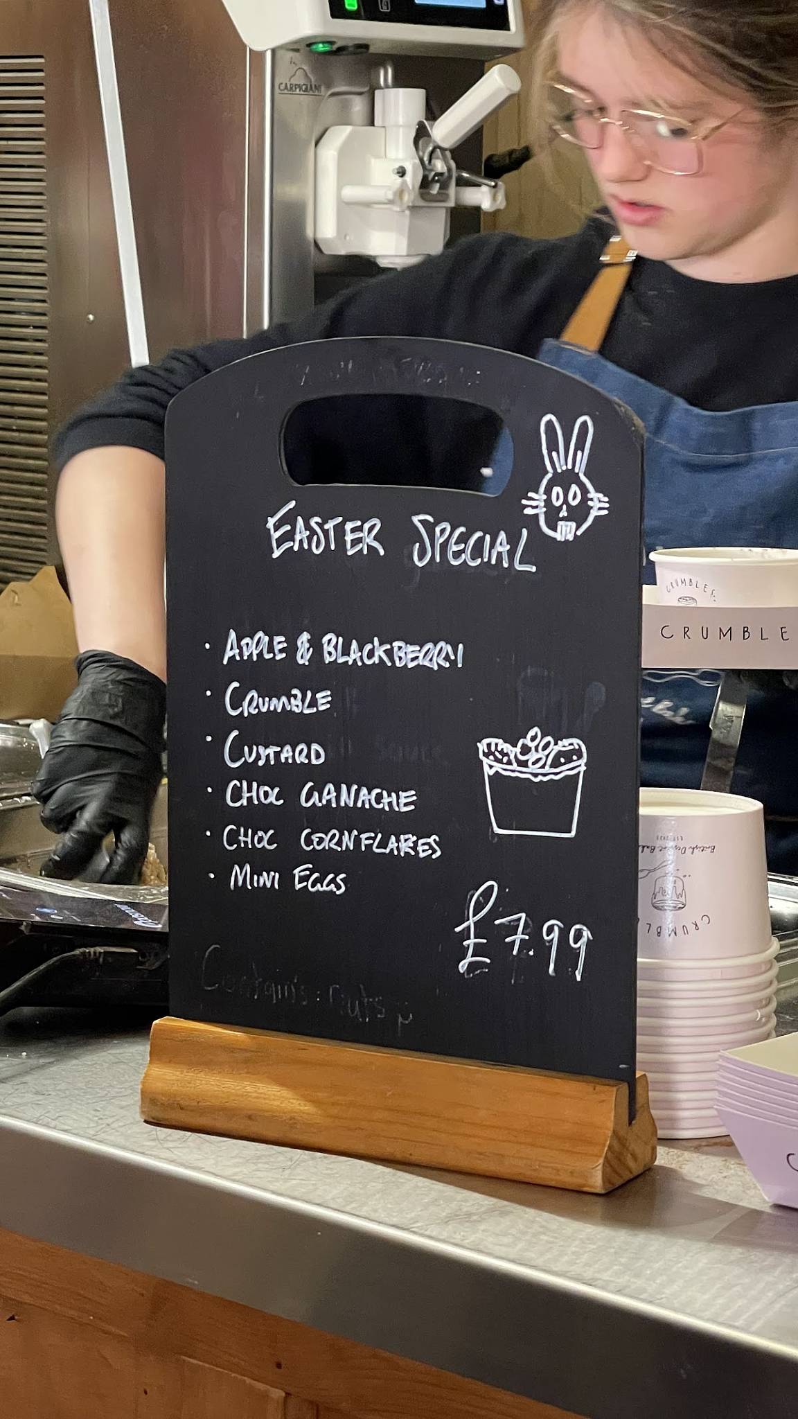 Carta de Crumbles Desserts, York