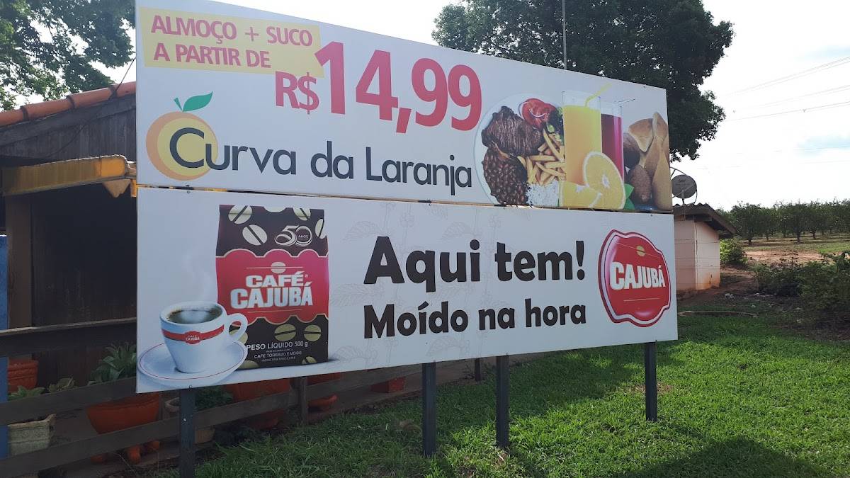 Menu at Curva da Laranja pub & bar, Brazil, Br 153 km 160 Zona rural