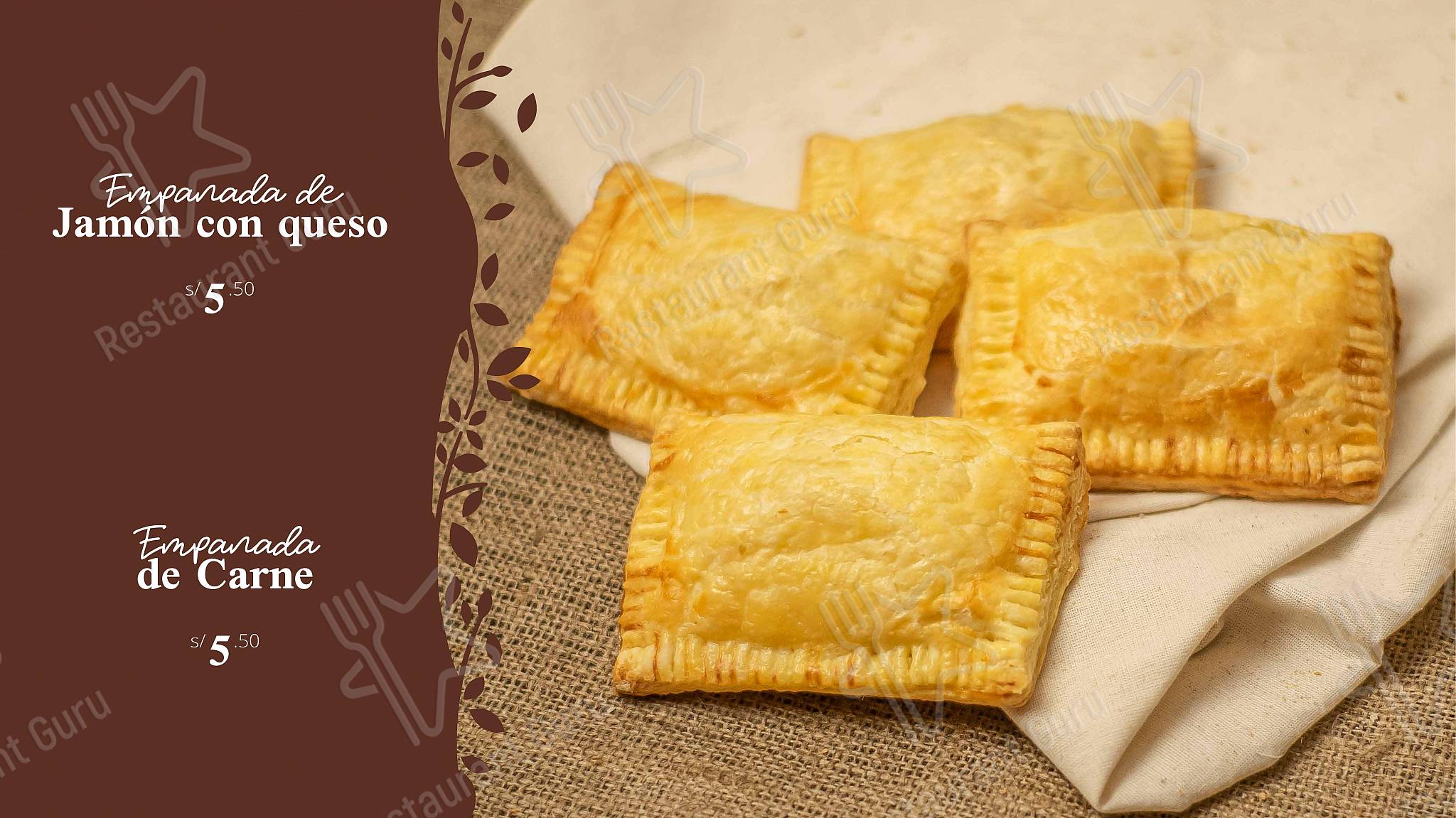 Carta de Pastelería y Restaurante Capriccio, Cusco, Av. Jose Gabriel ...