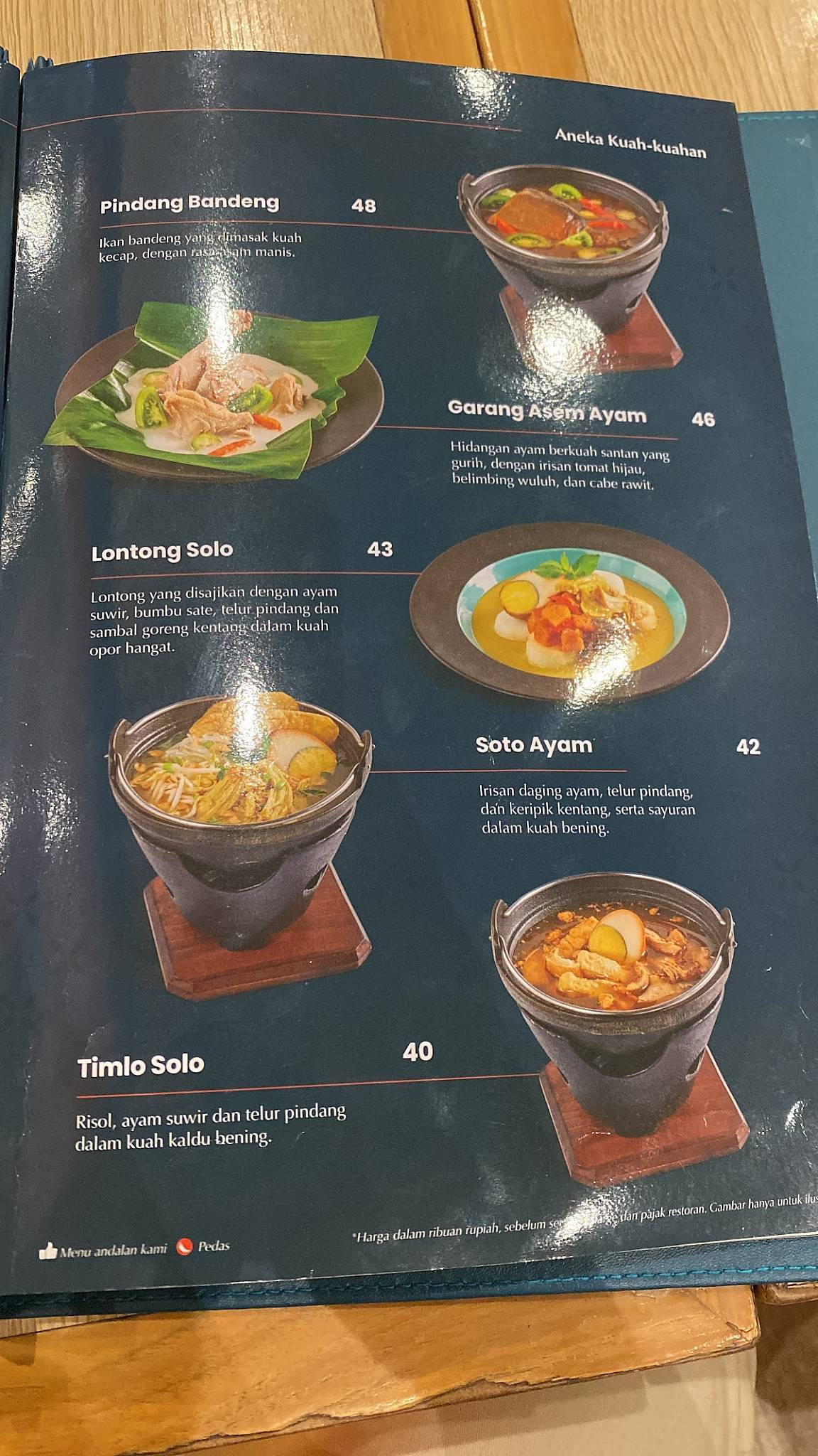 Menu at Dapur Solo - AEON Mall BSD City restaurant, Tangerang, Food ...