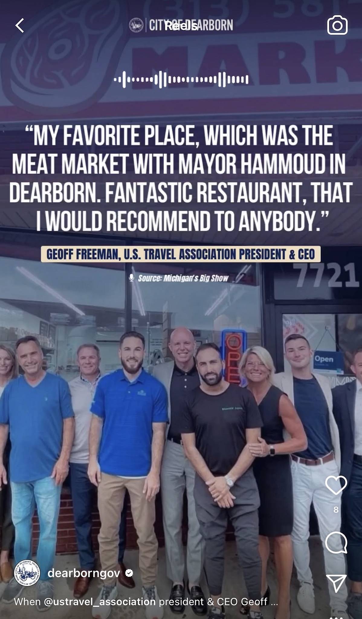 Menu at Dearborn Meat Market BBQ, Dearborn, Schaefer Rd