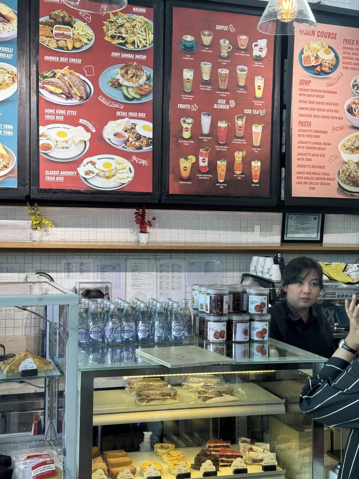Carta de Delico Cafe & Bakery - Terminal 3 Check In, Tangerang ...