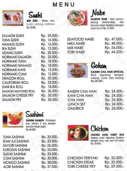 Menu at Donburi.Don restaurant, Tangerang, Ruko Modern Town Market