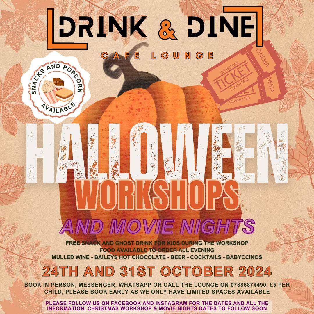 Menu at Drink & Dine cafe, Newhaven