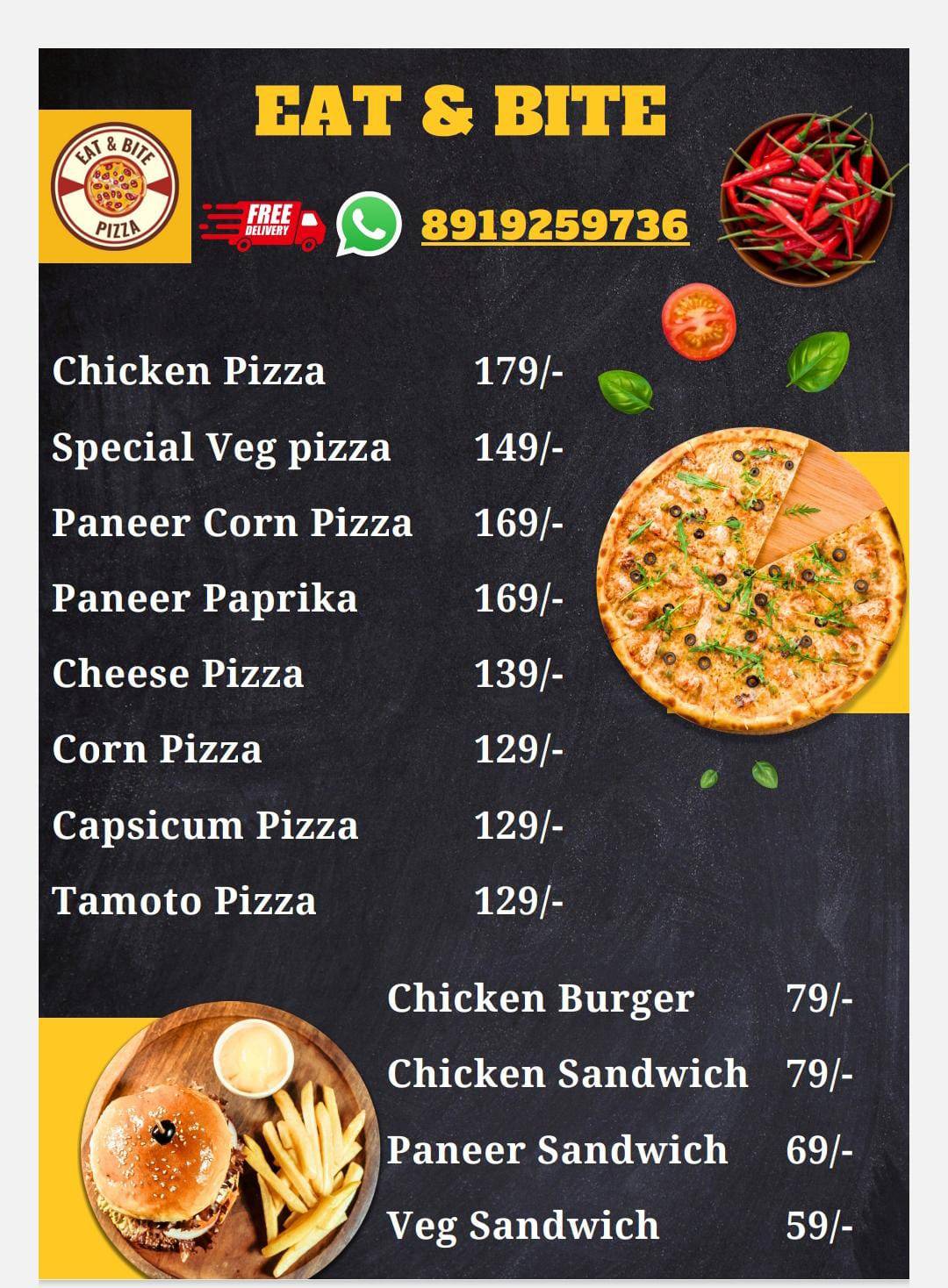 Menu at Eat & Bite, Hyderabad