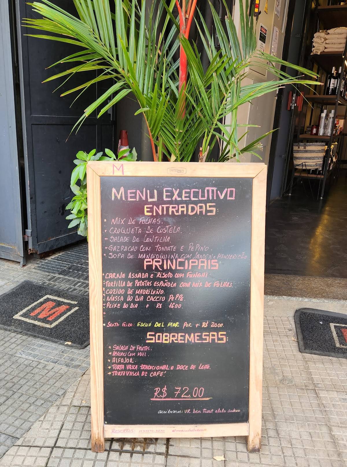 Carta del restaurante El Mercado Ibérico, São Paulo
