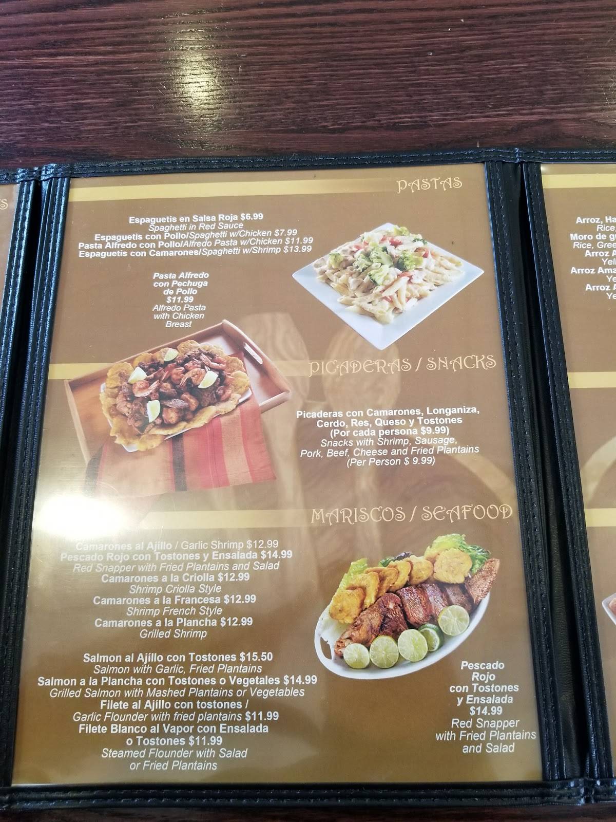 Menu at El Meson Restaurant, Perth Amboy