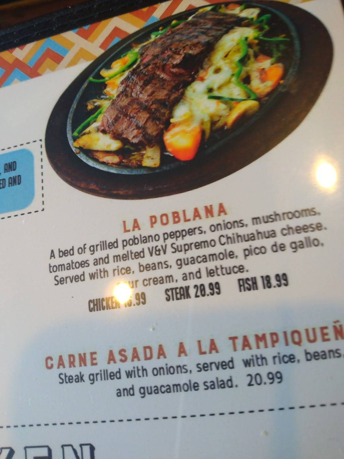 Menu at El Porton restaurant, Memphis, Poplar Ave