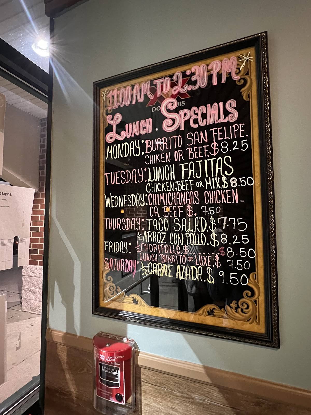 Menu at El Señor Mexican Restaurant, Knightdale