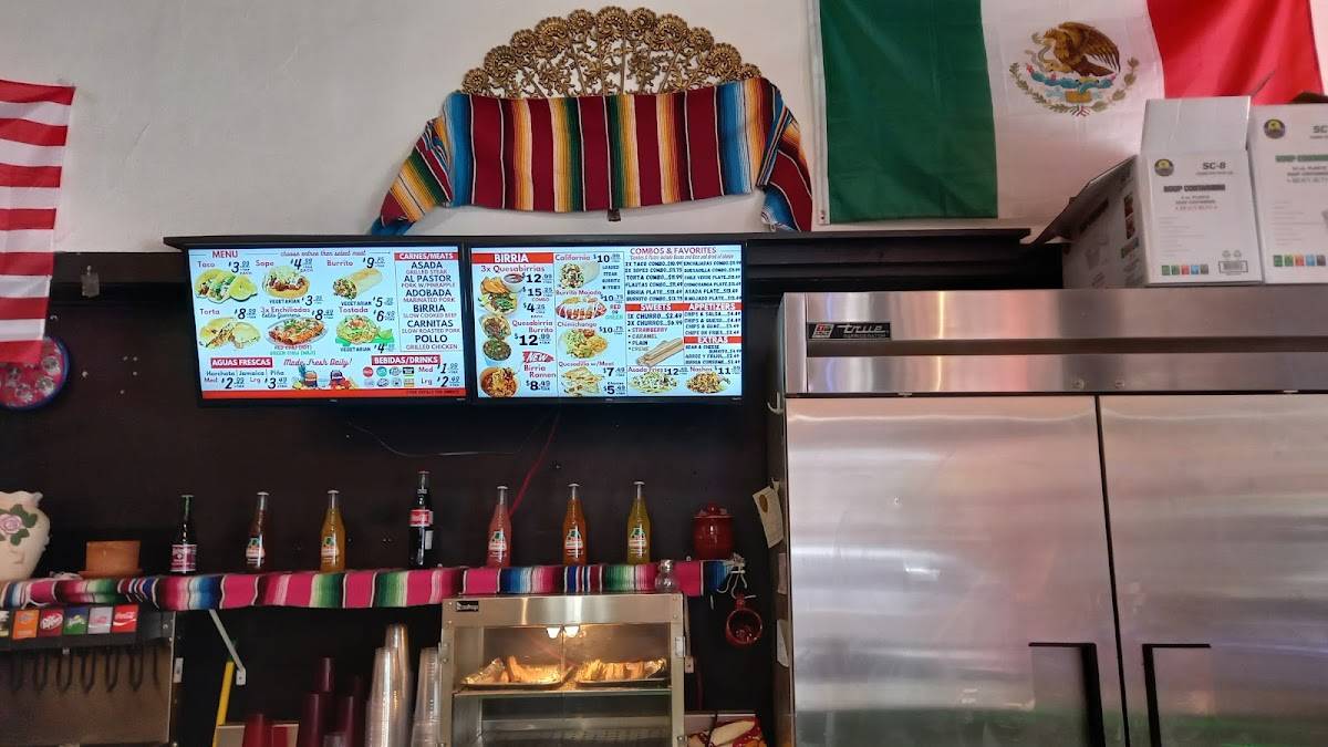 Menu at El Taco Loco restaurant, Manitou Springs