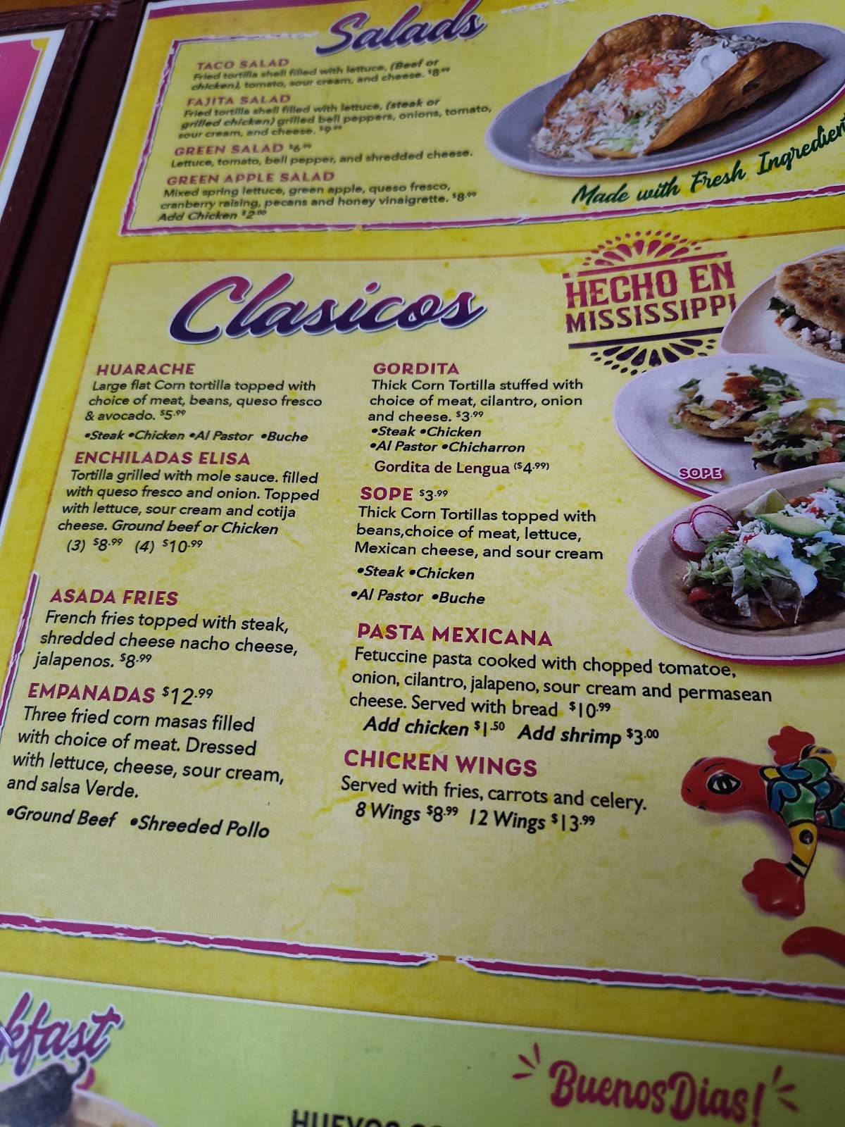 Menu at El taco Larry restaurant, Gulfport, E Pass Rd