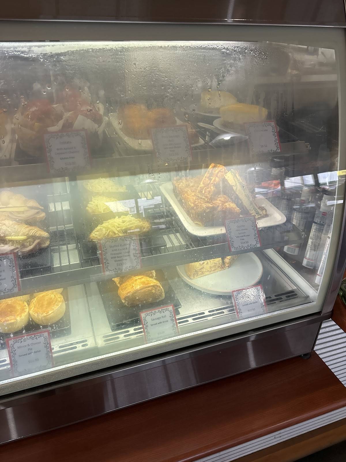 Menu at Enchanted Cafe, Tirau