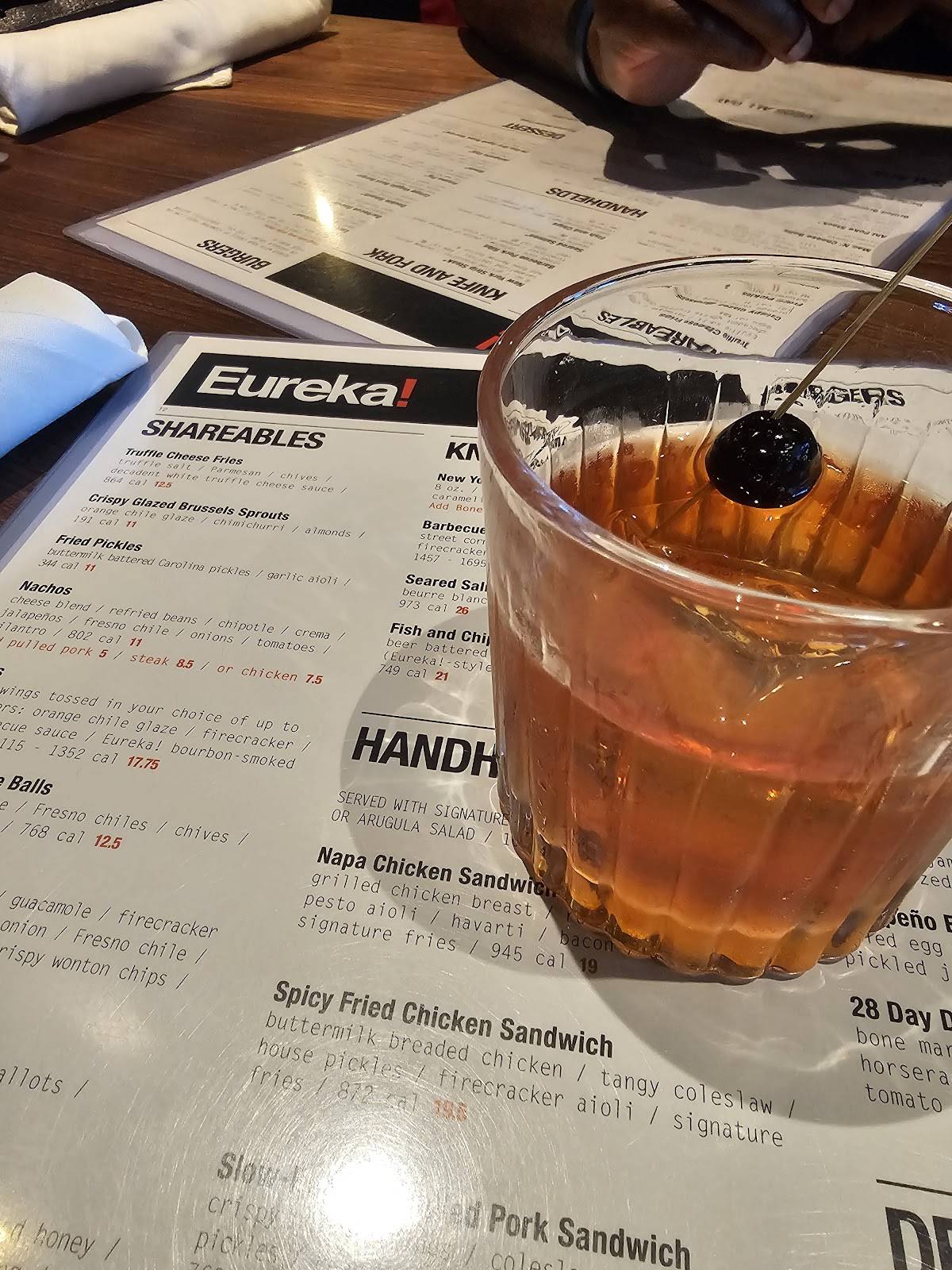Menu at Eureka! Ontario pub & bar, Ontario