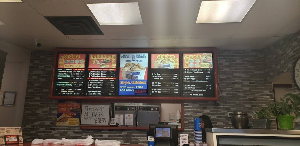Menu at Famous Chicken fast food, Abbotsford