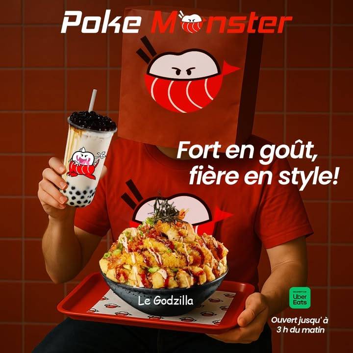Menu au Poke Monster (Complexe Desjardins) restaurant, Montréal