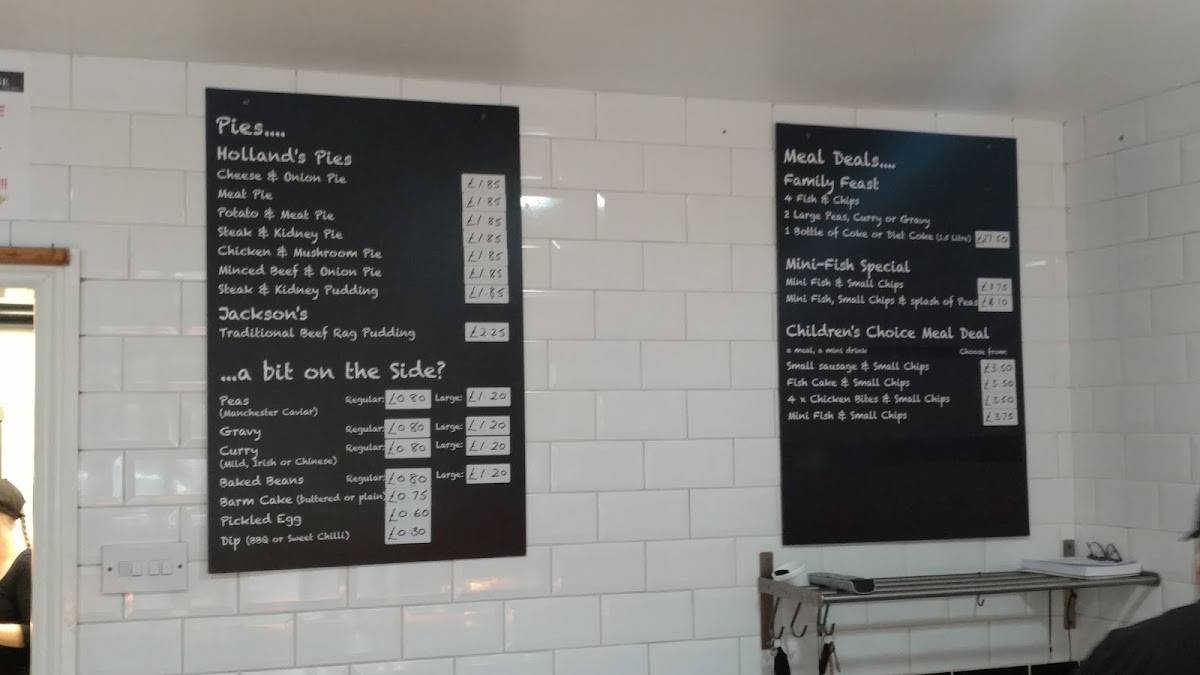 Menu at The Lighthouse Fish Bar, Sale