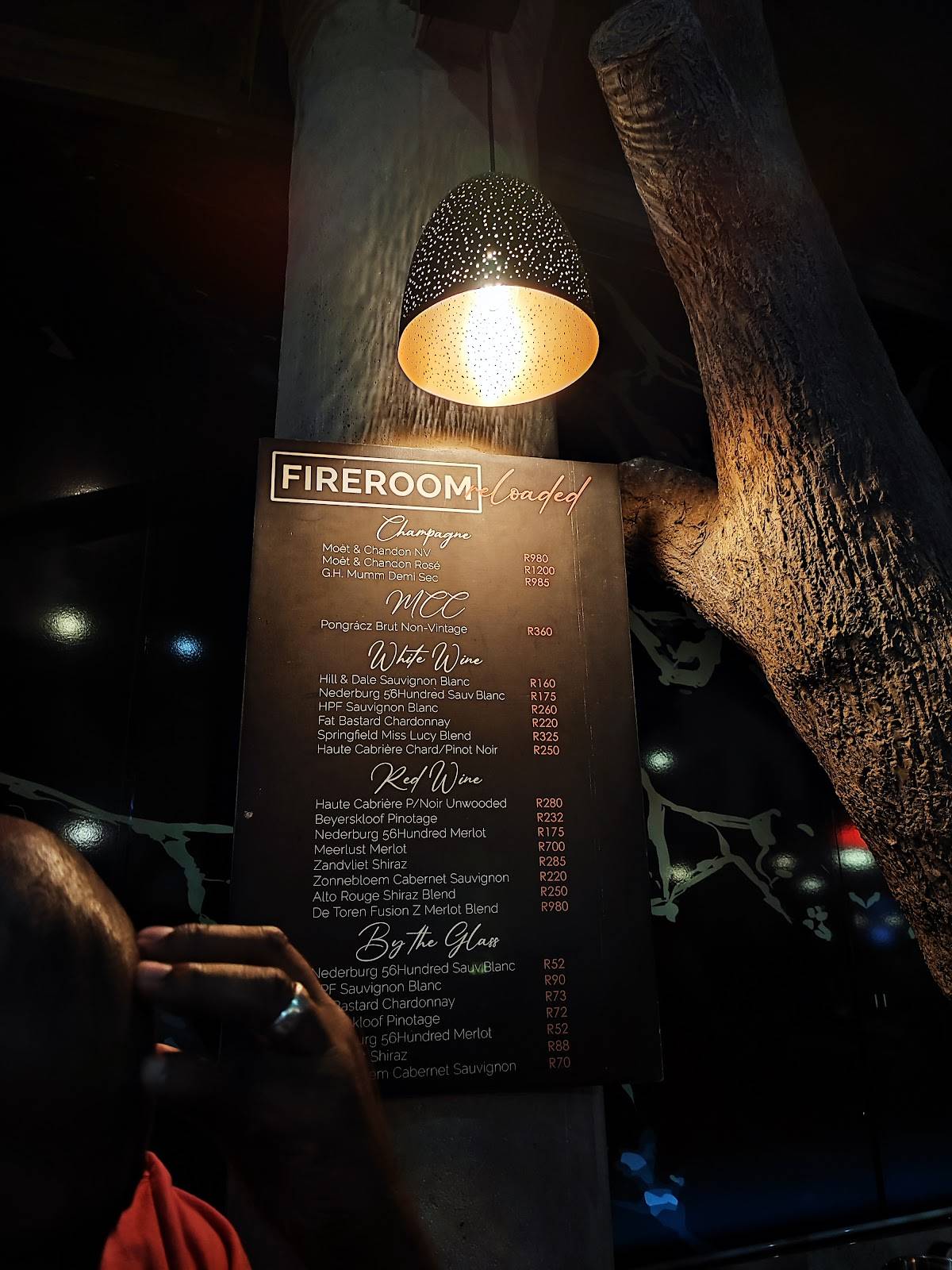 Menu at Fireroom Montecasino restaurant, Randburg, no. 64 Montecasino ...