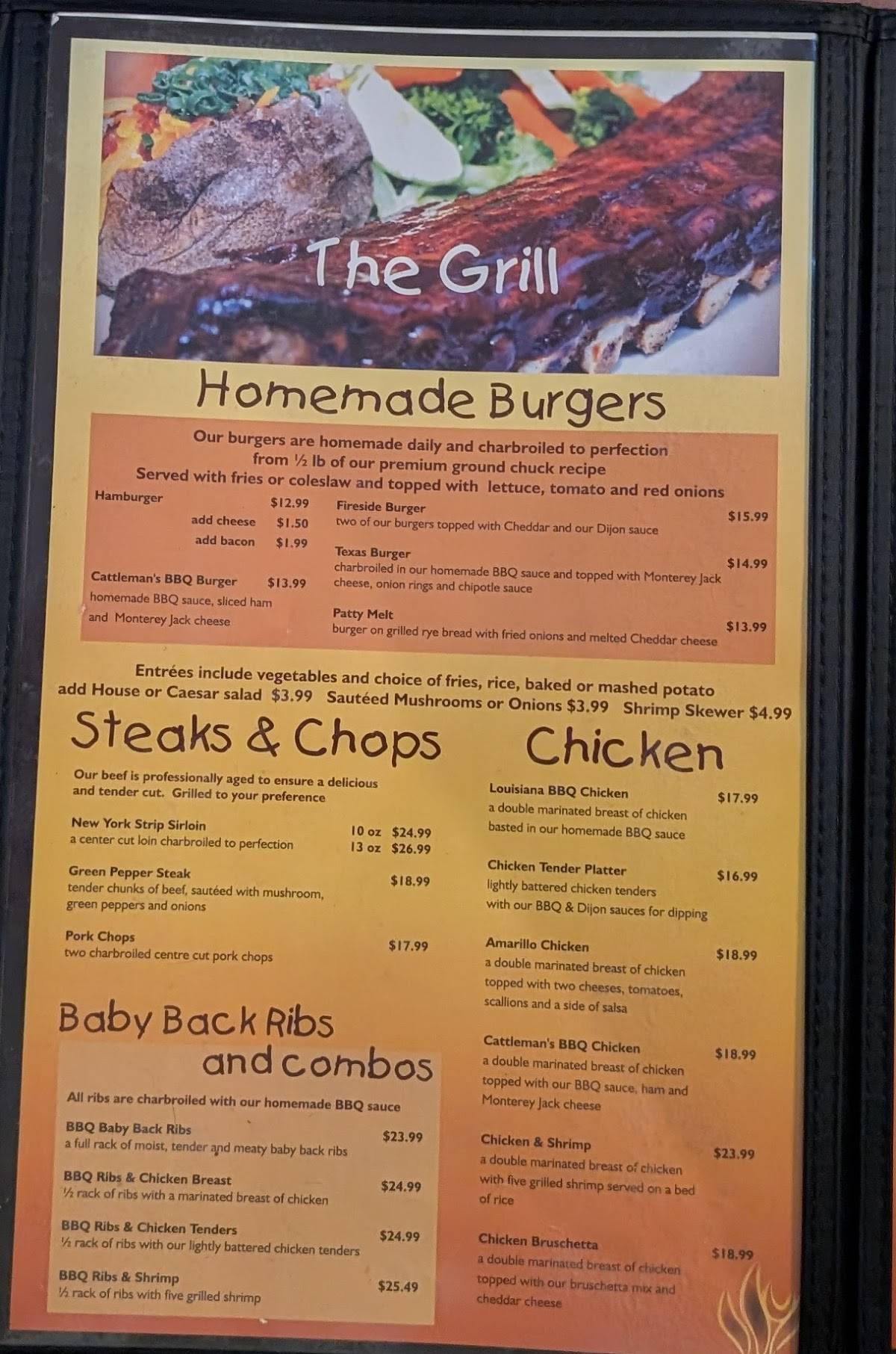 Menu at Fireside Deli & Family Restaurant, Kitchener