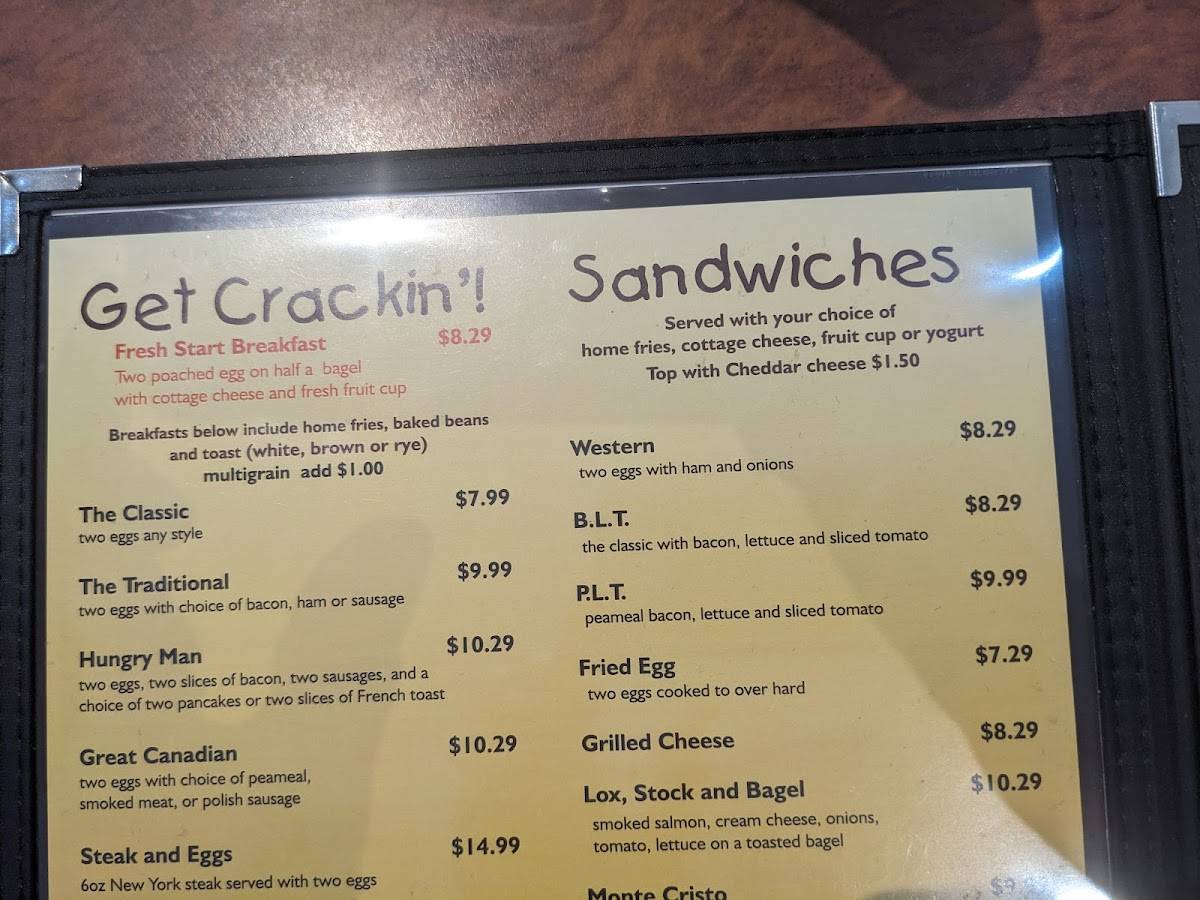 Menu at Fireside Deli & Family Restaurant, Kitchener